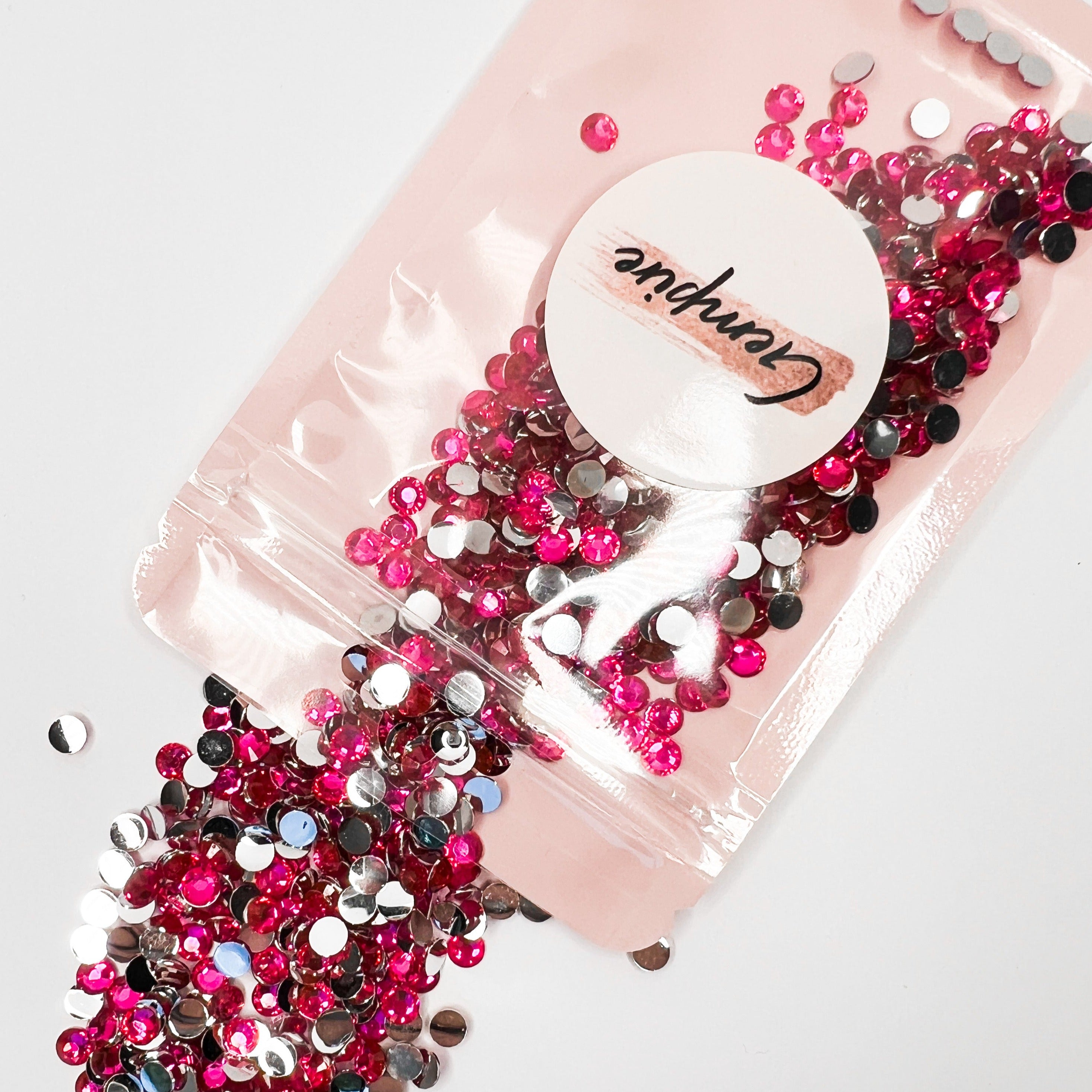 Hot Pink Resin Rhinestones – Gempire